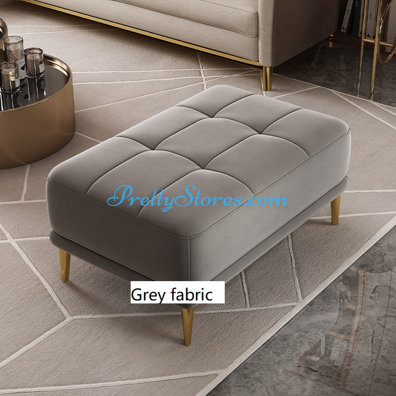 Modern Minimal Luxury Ottoman Stool Shoe Bench Low Stool Solid Wood Footrest Home Entryway $258. ...