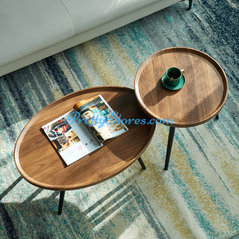 Minimalist Modern Round Tea Tables for Small Living Room $93.13 with ...