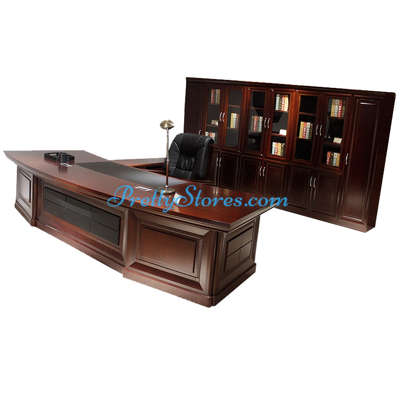 Modern Executive Office Desk Combination Set $3269.6 with High Quality
