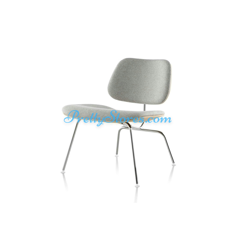 Eames Style LCM Plywood Dining Chair In Fabric